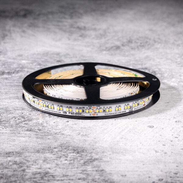 Hybrid CCT (2700-6500k), SMD2216 Chip, LED Tape, 24V - Inphase Inc.