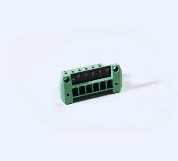 6-Pin Connector Block Plug, 32A, Male, Chassis Mount, Large - Inphase Inc.